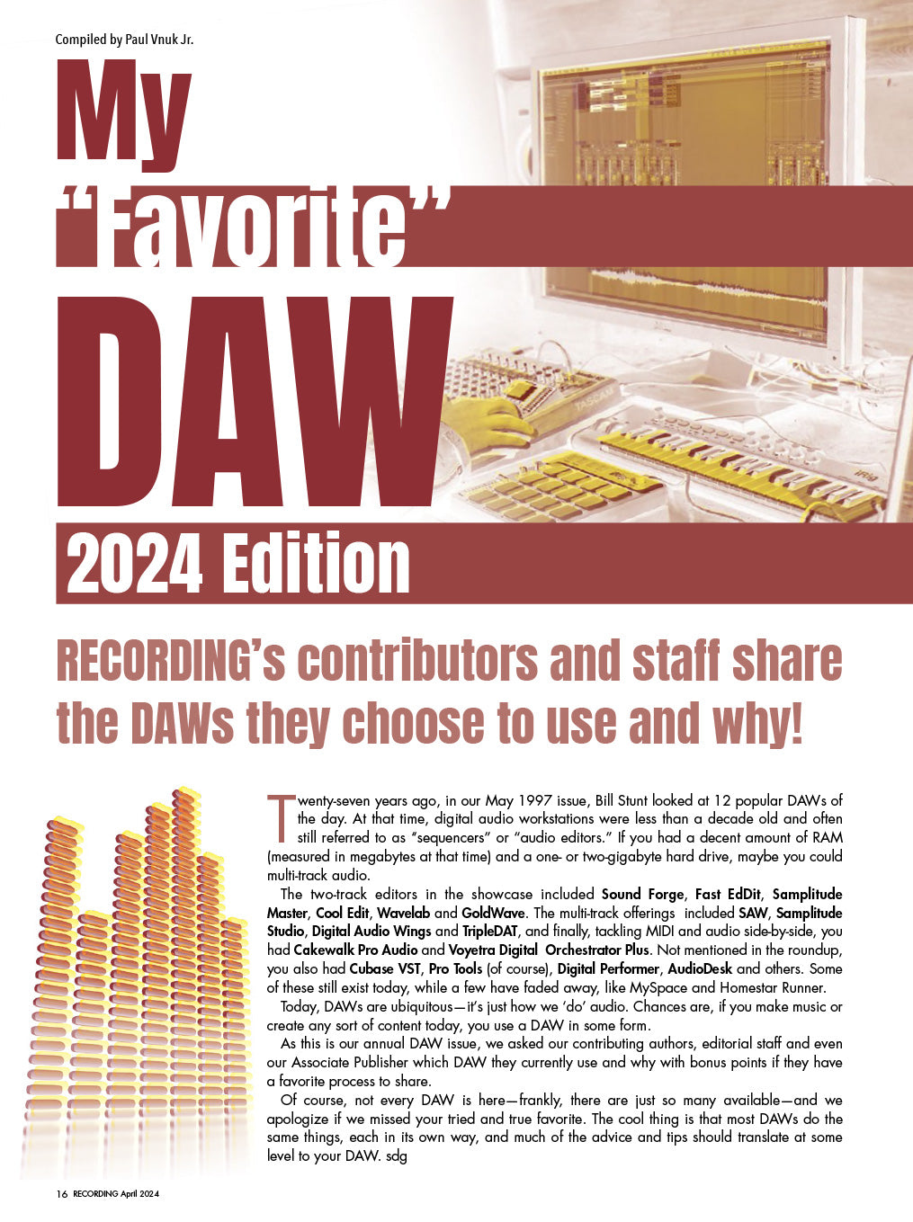 My “Favorite” DAW 2024 Edition – Recording Magazine